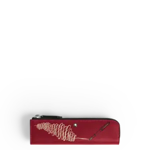 Montblanc Sartorial Leather Pen Pouch - Red