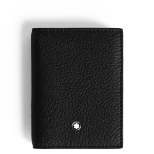 Montblanc Grain Card Holder 4cc - Black