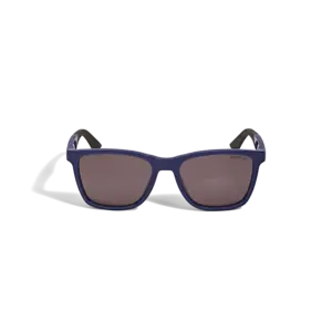 Montblanc Squared Sunglasses With Clip Detail Blue