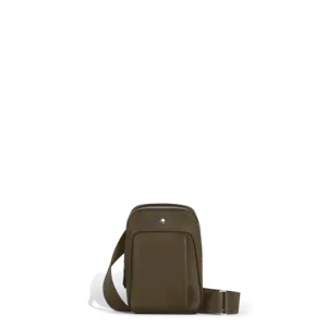 Montblanc Companion Small Onbody Bag In Grain Leather - Khaki