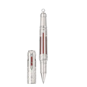 Montblanc Writers Edition Homage To Victor Hugo Rollerball Pen - Silver
