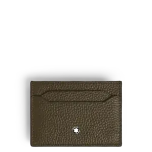 Montblanc Grain Card Holder 5cc - Khaki