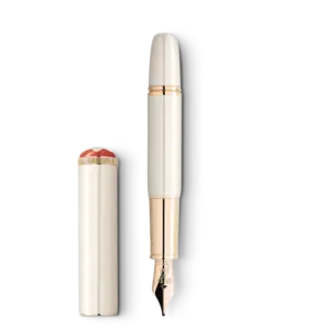 Montblanc Heritage Rouge Et Noir 'baby' Special Edition Colored Fountain - Ivory