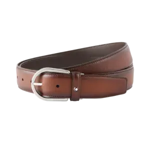Mont Blanc Brown Belts For Men