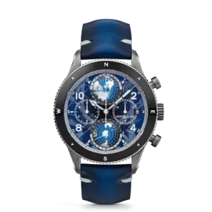 Montblanc 1858 Geosphere Chronograph Limited Edition Watch - Blue