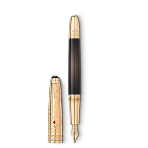 Montblanc Meisterstück Around The World In 80 Days Doué Classique Fountain Pen - Anthracite