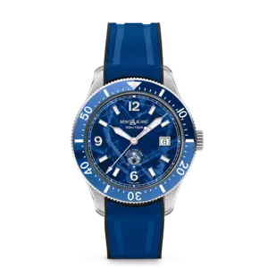 Montblanc Iced Sea Automatic Date Diver Watch - Blue