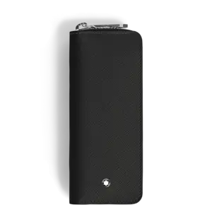 Montblanc Sartorial 2-pen Pouch With Zip - Black