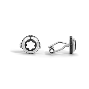 Mont Blanc Black Cufflinks & Tie Clips