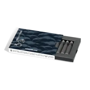 Montblanc Ink Cartridges, Meisterstück Around The World In 80 Days, 8unit Package - Blue