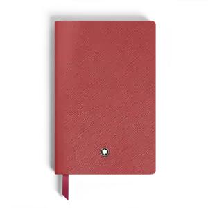 Montblanc Notebook Small, Saffiano Leather, Blank Pages - Red