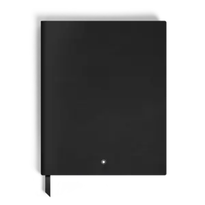 Montblanc Notebook Large, Saffiano Leather, Blank Pages - Black