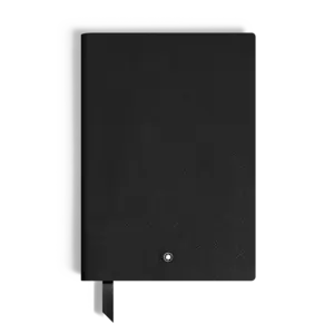 Montblanc Notebook Medium, Saffiano Leather, Lined Pages - Black