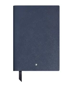 Montblanc Notebook Medium, Saffiano Leather, Lined Pages - Blue