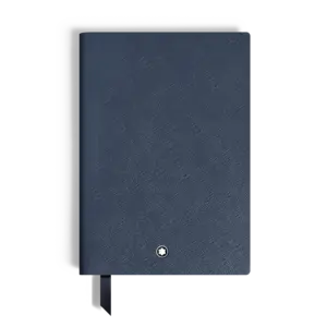 Montblanc Notebook Medium, Saffiano Leather, Squared Pages - Blue