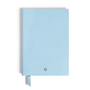 Montblanc Notebook Medium, Saffiano Leather, Pale Lined Pages - Blue