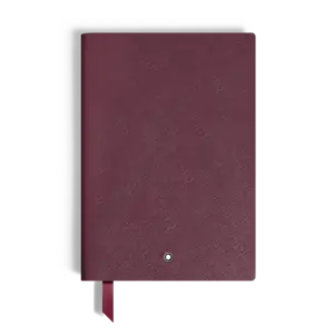 Montblanc Notebook Medium, Leather, Burgundy, Lined Pages - Cassis