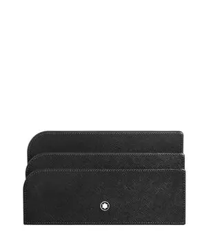 Montblanc Letter Rack, Saffiano Leather - Black