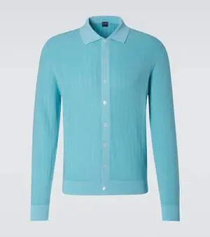 Fedeli Matheus Ribbed-knit Cotton Cardigan