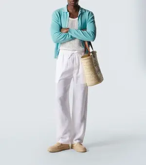 Fedeli Matheus Ribbed-knit Cotton Cardigan