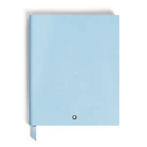 Montblanc Notebook Large, Saffiano Leather, Pale Lined Pages - Blue