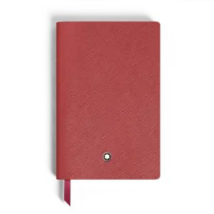Montblanc Notebook Small, Leather Lined Pages - Red