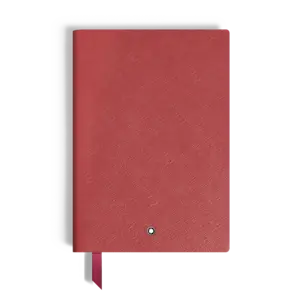 Montblanc Notebook Medium, Brick Leather, , Lined Pages Red