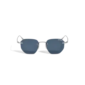 Montblanc Round Sunglasses Silver