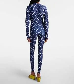 JEAN PAUL GAULTIER Polka Dot Jersey Leggings