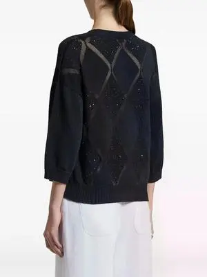 Peserico Diamond Knit Jumper