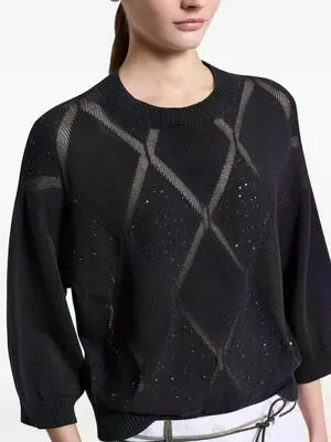 Peserico Diamond Knit Jumper