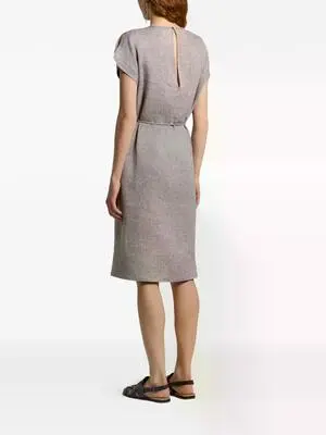 Peserico Tie-waist Dress - Neutrals