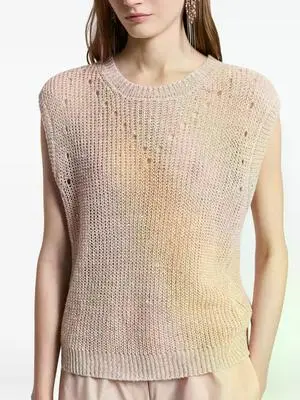 Peserico Open Knit Vest