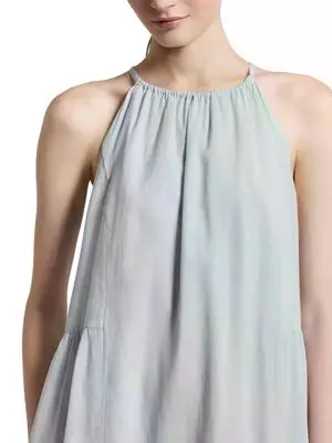 Peserico Ruffled-hem Halterneck Midi Dress