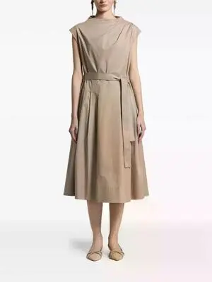Peserico Belted Midi Dress