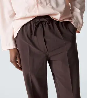 UMIT BENAN Selly Silk-blend Straight Pants