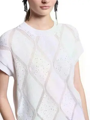 Peserico Knitted Top - White