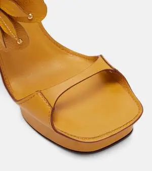 Zimmermann Brightside Platform Leather Sandals