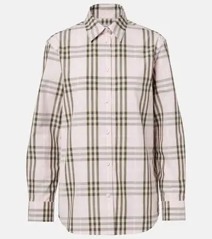 Burberry Check Cotton Poplin Shirt