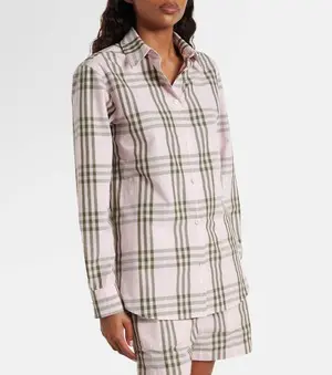 Burberry Check Cotton Poplin Shirt