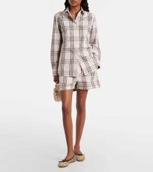 Burberry Check Cotton Poplin Shirt