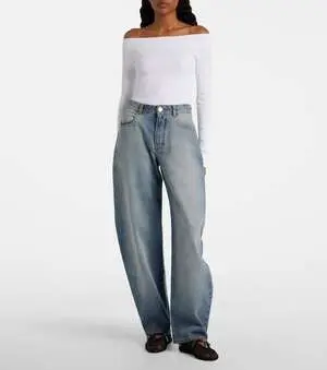 Alaïa Barrel-leg Jeans