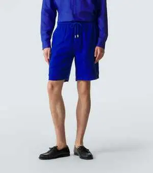 Vilebrequin Linen Bermuda Shorts - Blue