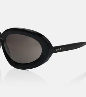 Alaïa Logo Oversized Sunglasses