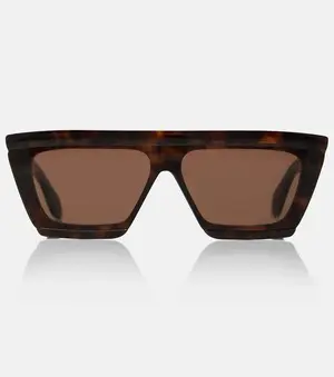 Alaïa Flat-top Sunglasses - Brown