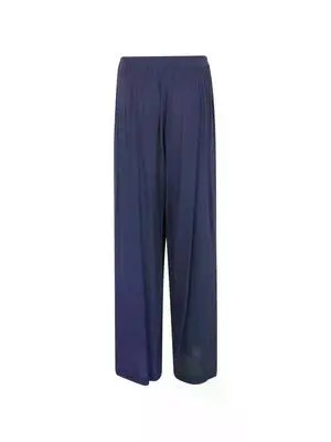 GENTRYPORTOFINO Ribbed-knit Trousers - Blue