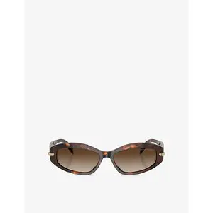 Michael Kors Wilmington Oval Sunglasses - Brown