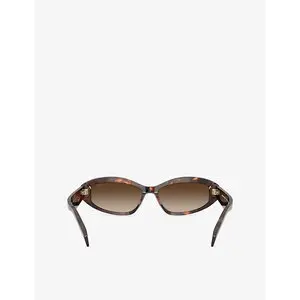Michael Kors Wilmington Oval Sunglasses - Brown
