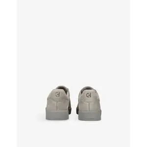 Cole Haan Grandpro Luxe Slip-on Suede Trainers - Grey/light