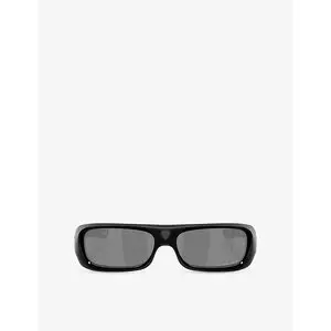 Oakley Permian Rectangle-frame Sunglasses - Black